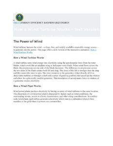 How a Wind Turbine Works - PBL Projects